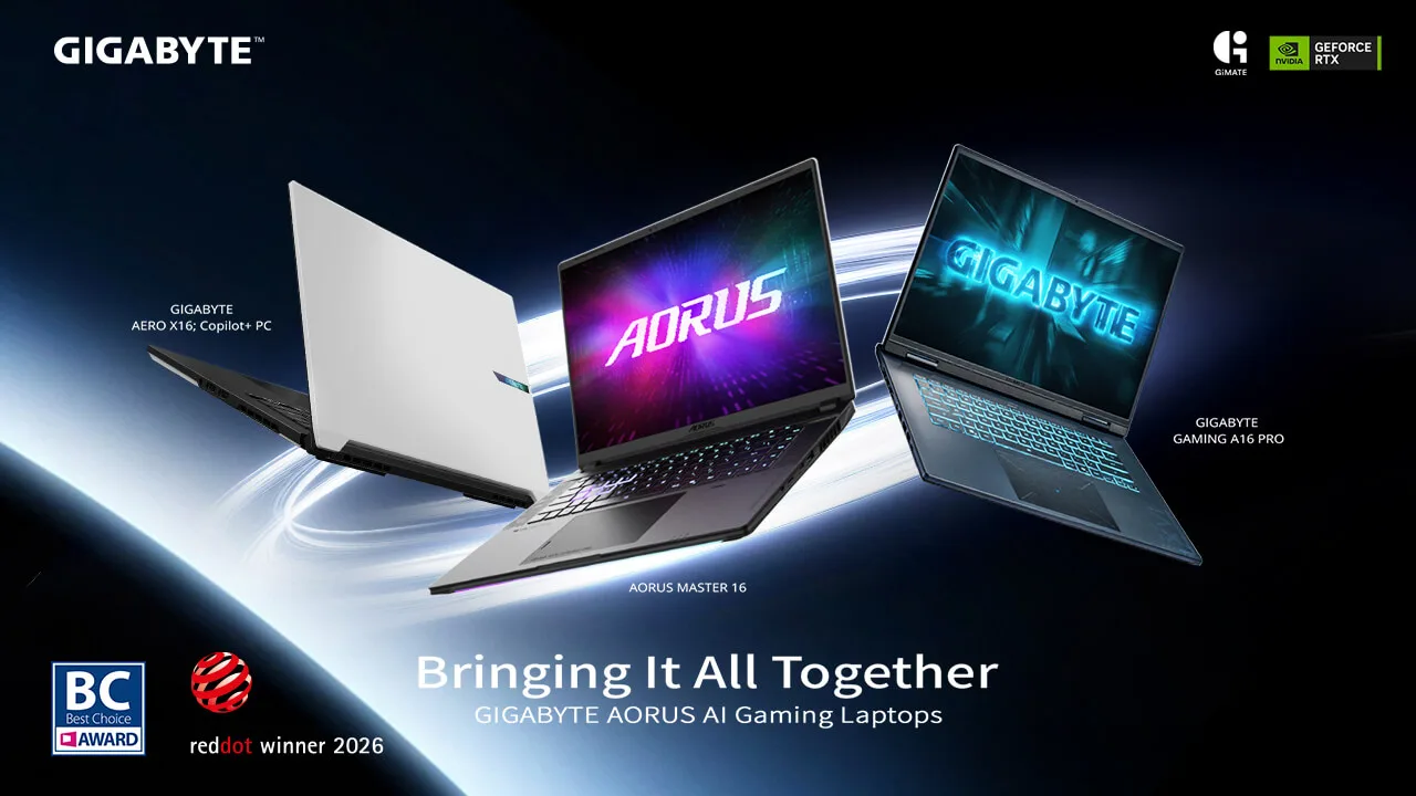 GIGABYTE Unveils Award-Winning AI Gaming Laptops and Revolutionary ...